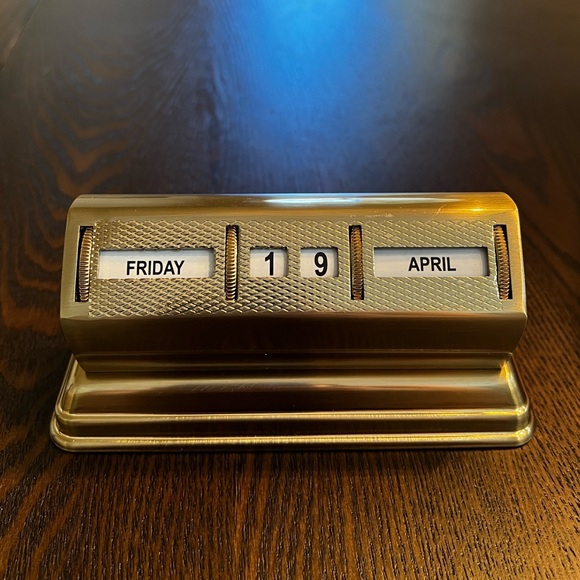 Target | Office | Taylor Swift Ttpd Brass Perpetual Calendar | Poshmark